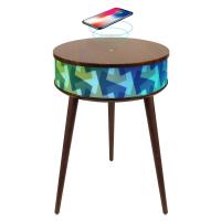 China Wholesale Portable table Speaker with LED light built in Wireless charging Touch control Bedside big Table Speaker for sale