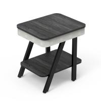 China Modern Home detachable steel Legs Coffee Table for Living Room Furniture Side Table speaker BT5.4 with bottom project light for sale