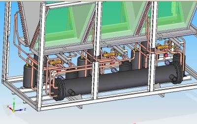 China 52kW Heating Capacity Commercial Heat Pumps , Air To Water Heating System for sale