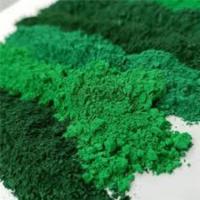 China Synthetic Green Iron Oxide Powder Heat Resistant For High Temperature Conditions for sale
