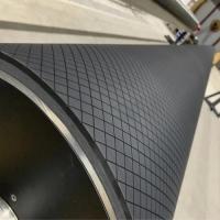 China CFRP Carbon Fiber Rubber Roller 13m EPDM Roller Covering Rubber for sale