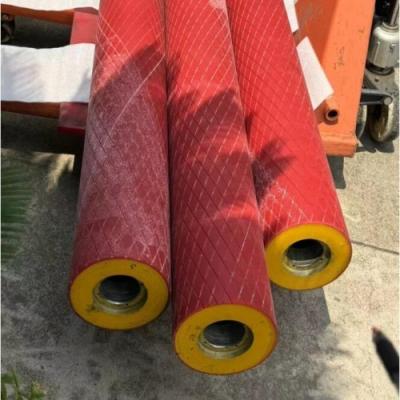 China Metallurgical Industrial Rubber Roller 13000mm Length Custom Rubber Rollers for sale