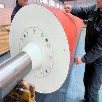 China Q355B Discharge Corona Roller EPDM HNBR Surface Industrial Rollers for sale