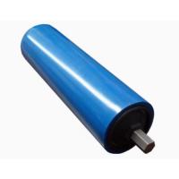 China Zinc Plated Rubber Conveyor Rollers 55HRC-60HRC Printer Rubber Roller for sale