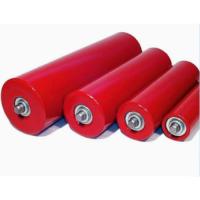 China Zinc Plated Rubber Conveyor Rollers 55HRC-60HRC Printer Rubber Roller for sale
