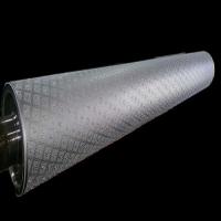 China Napkin Paper Embossing Roller HRC62 HV1100 Aluminum Roller Chrome Plating for sale
