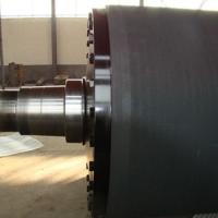 China Grooved Press Roller PU Rubber Covered Roller For Paper Making Machine for sale