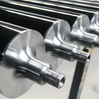 China Black Carbon Fiber Guide Roller Rubber Covered Rolls For Nonwoven for sale