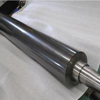 China Lightweight Guide Carbon Fiber Roller Bopp Line Rubber Nip Roller for sale