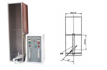 China Wire Cable Fire Testing Machine , Vertical Flame Test Chamber Fiber Cable for sale