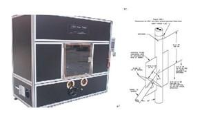 China Vertical Flammability Chamber for sale