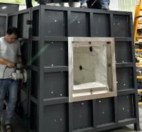 China High Accuracy Steel Structure Fireproof Coating Testing Furnace for sale