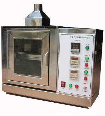 China ASTM D5132 DIN7520 Fire Test Chamber For Automotive Interior System Material for sale