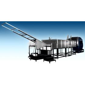 China ENV 1187 Test 2 Fire Testing Machine Roofing Test With Burning Brands And Wind for sale
