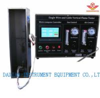 China ASTM D 6096-21 DX8363 Wire Testing Equipment Vertical Flame Test For Single Cable  IEC 60332-1 for sale