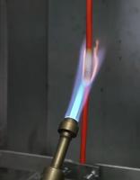 China ASTM D 6096-21 DX8363 Wire Testing Equipment Vertical Flame Test For Single Cable  IEC 60332-1 for sale