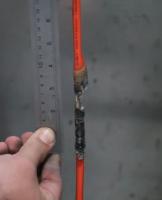 China ASTM D 6096-21 DX8363 Wire Testing Equipment Vertical Flame Test For Single Cable  IEC 60332-1 for sale