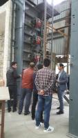 China ISO 834-1 Vertical Fire Resistance Test Furnace for Fire Door Window Glazed Partition for sale