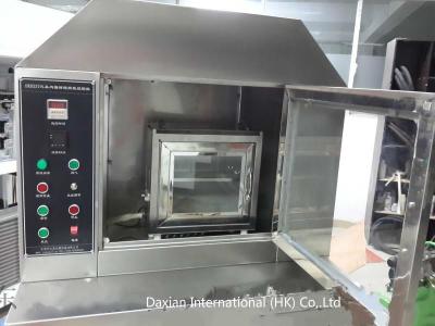 China DIN7520 Automotive Interior Materials Burning Chamber FMVSS571.302 AC 220V / 50Hz for sale