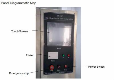 China IEC60587-2007 Automatic High Voltage Tracking Index Flammability Test Machine  ASTM D2303 for sale