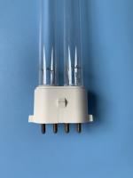 China 4 PIN Single Ended 9W UV Light H Shape Water Disinfection UV Germicidal Lamp for sale