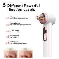 China Dropshipping SUB Rechargeable Electric Blackhead Remover Vacuum Low Moq With 6 Different Heads for sale
