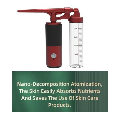 China Handheld Oxygen Injector 8W Oxygen Facial Nano Mist Sprayer Mister Device for sale