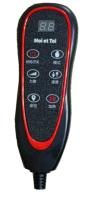 China 50D Foam Home Body Massager Heated Vibrating Seat Cushion 20w for sale