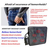 China Hemorrhoids massage cushion for office ladies seat massage pad for hips for sale