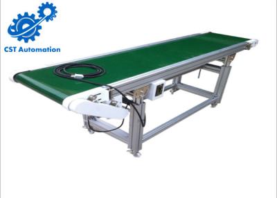 China Automatic Flat Belt Conveyor System 2500 * 600 * 900 mm 0.45kW Motor Power for sale