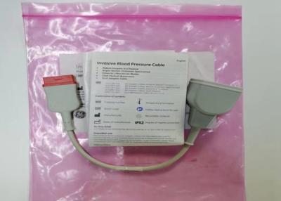 China 30cm GE Invasive Blood Pressure Cables With Dual IBP Adapter 2005772-001 for sale