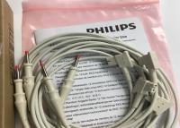 China PHLIP ECG Replacement Parts , AMMI IEC 12 Lead ECG Limb Leads 1.4M 989803151731 for sale