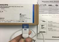 China Phlip M1196A ECG Replacement Parts , Finger Clip Sensor 3M With 8 PIN Connector for sale
