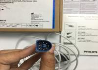 China Phlip M1196A ECG Replacement Parts , Finger Clip Sensor 3M With 8 PIN Connector for sale