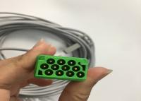 China Multi Link ECG Replacement Parts Cable 3 Lead With Integrated Grabber Lead Wire 3.6M for sale