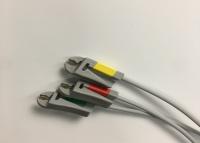 China 3 Lead ECG Trunk Cable 2106309-002 With Intergrated Grabber Leadwire 12FT for sale