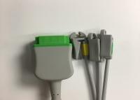 China 3 Lead ECG Trunk Cable 2106309-002 With Intergrated Grabber Leadwire 12FT for sale