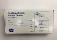 China Reusable Medical Equipment Spare Parts , Trusignal Spo2 Finger Sensor Round Shaped 1M for sale