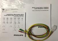 China M1674A ECG Lead Set Cable 3 Lead IEC ICU 1M For Medical Equipment for sale