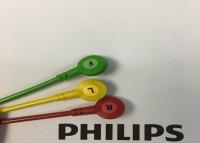 China M1674A ECG Lead Set Cable 3 Lead IEC ICU 1M For Medical Equipment for sale