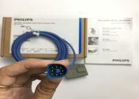 China Phlip M1191BL Medical Equipment Spare Parts , Adult SpO2 Sensor 3M D Shape 8 Pins for sale