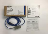 China Phlip M1191BL Medical Equipment Spare Parts , Adult SpO2 Sensor 3M D Shape 8 Pins for sale