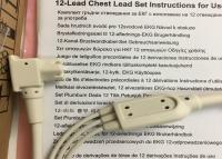 China 0.75M Medical Device Consumables 12 Lead Set 989803151671 For Phlip Original TC30 for sale