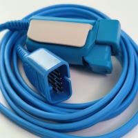 China NIHON KOHDEN Patient Monitor Finger Probe Adult SpO2 Clip P225F MODEL:TL-201T  L 1.6m for sale