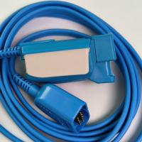 China NIHON KOHDEN Patient Monitor Finger Probe Adult SpO2 Clip P225F MODEL:TL-201T  L 1.6m for sale