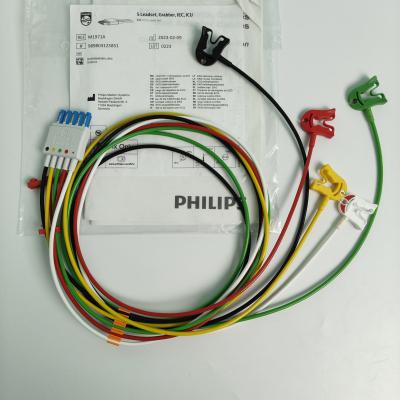 China PHILIP Patient Monitor Medical Device Consumables CBL 5 Leadset Grabber IEC ICU REF M1971A 989803125851 for sale