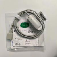 China Original Split Adult Finger Clip Blood Oxygen Probe Encrypted 9 Pin DB9 Trapezoidal PN 15-100-0013 for sale