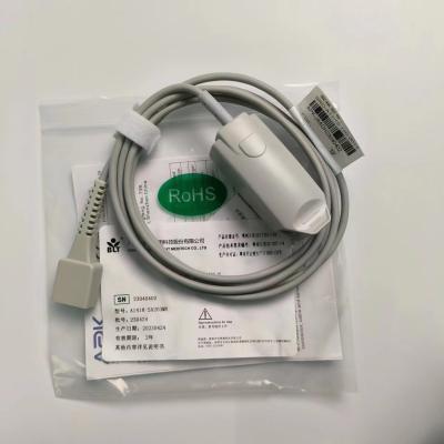 China Original Split Adult Finger Clip Blood Oxygen Probe Encrypted 9 Pin DB9 Trapezoidal PN 15-100-0013 for sale