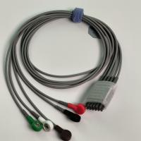 China IT20 ECG Telemetry Lead Wire Five Lead American Standard Buckle Style REF EL05DASY1 for sale