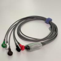 China IT20 ECG Telemetry Lead Wire Five Lead American Standard Buckle Style REF EL05DASY1 for sale